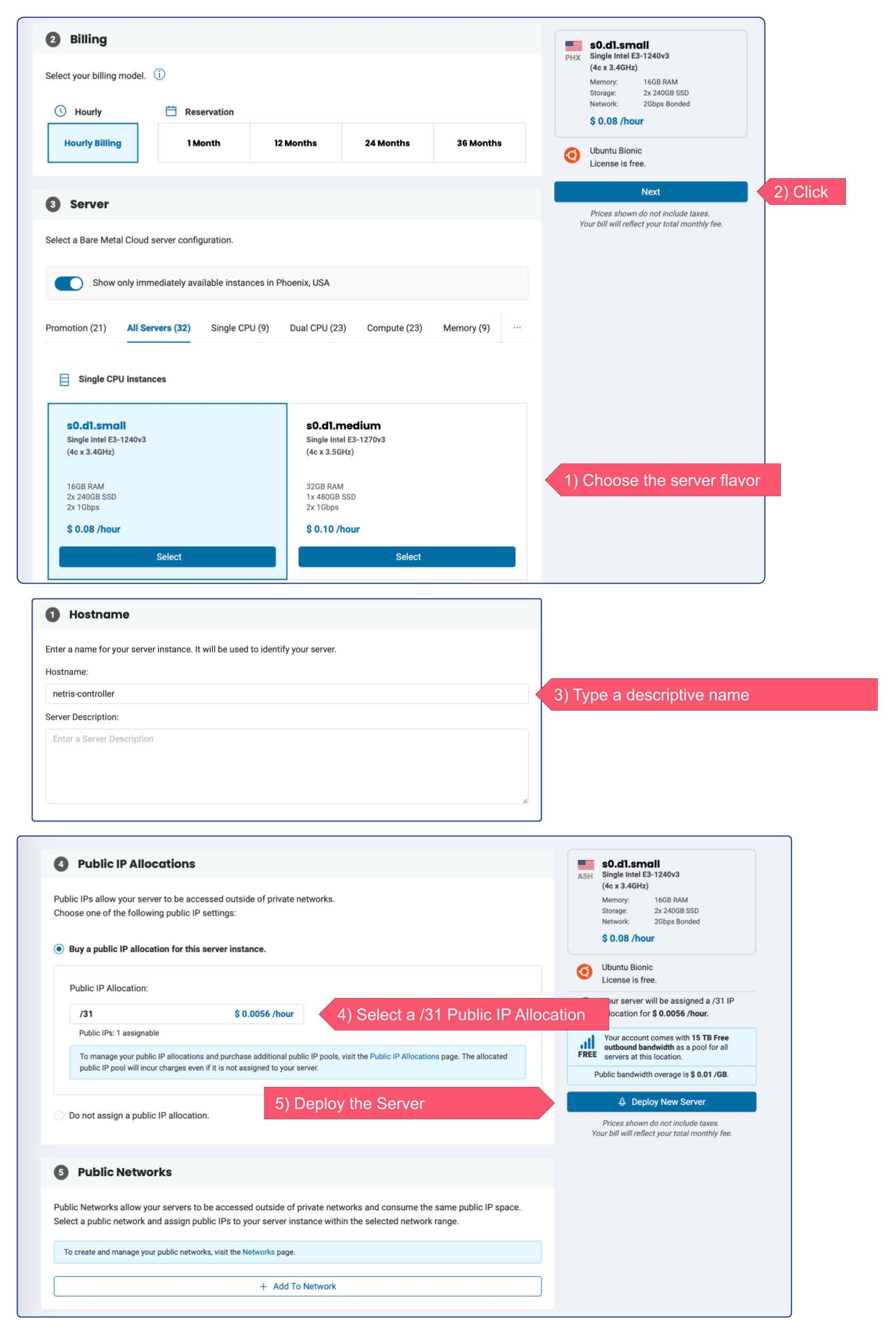 Installing a Netris Controller on phoenixNAP BMC server — Netris Documentation